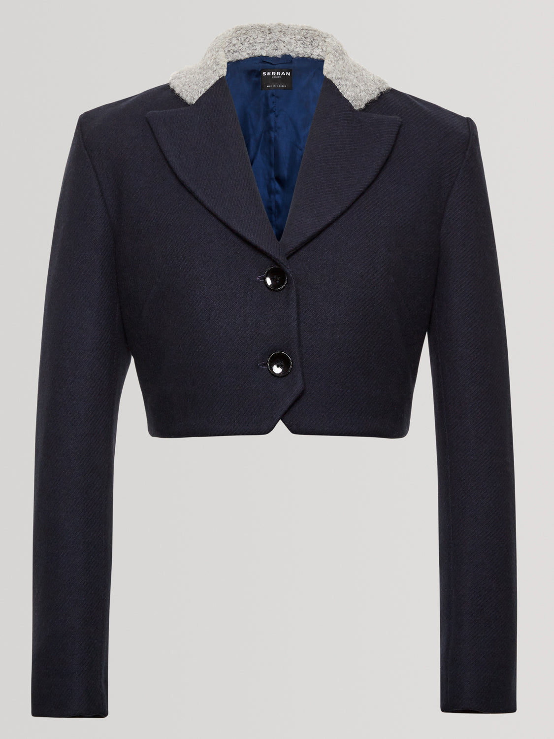 Cropped Jacket - Navy